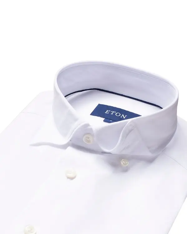 Eton Contemporary Fit Jersey Shirt - White