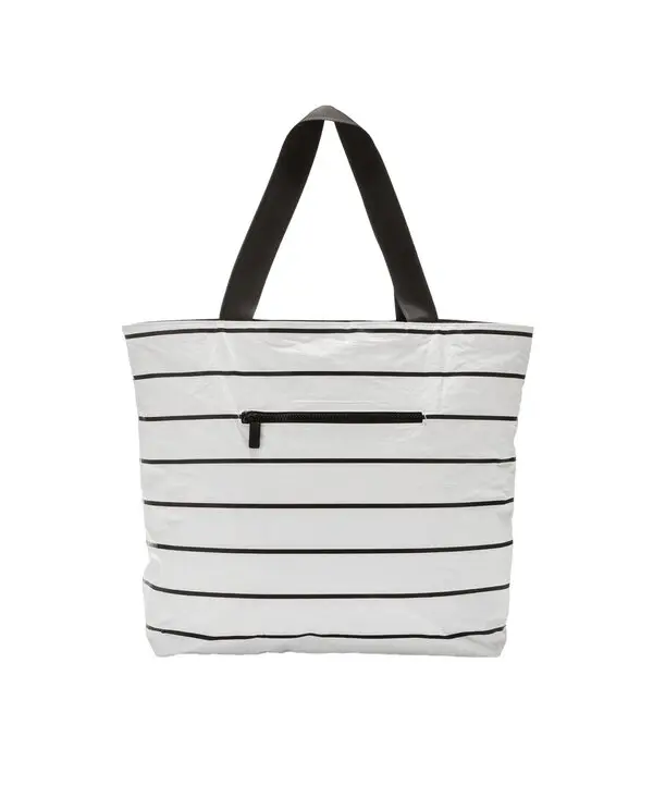 ALOHA COLLECTION Pinstripe Day Tripper Tote