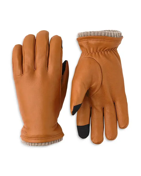 HESTRA John Leather Gloves - Cork