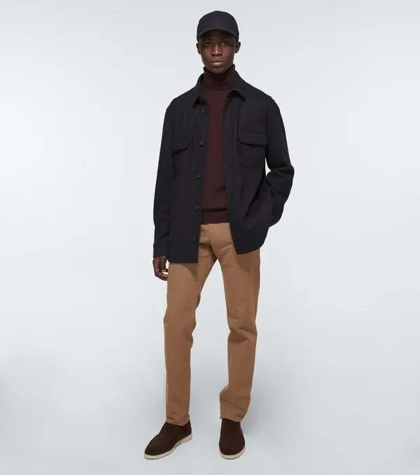 Loro Piana Cashmere-blend Overshirt
