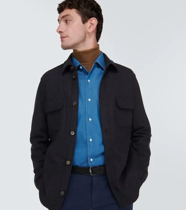 Loro Piana Cashmere-blend Overshirt