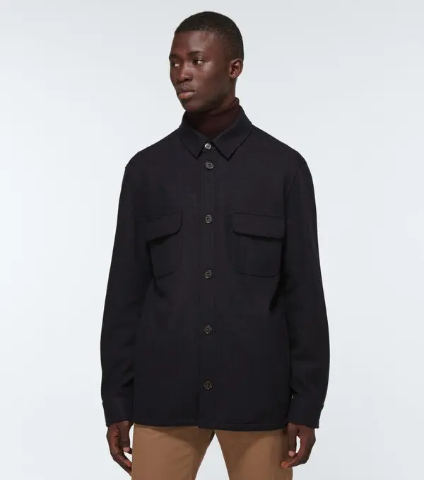 Loro Piana Cashmere-blend Overshirt