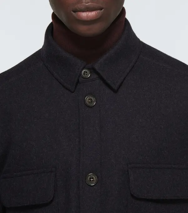 Loro Piana Cashmere-blend Overshirt