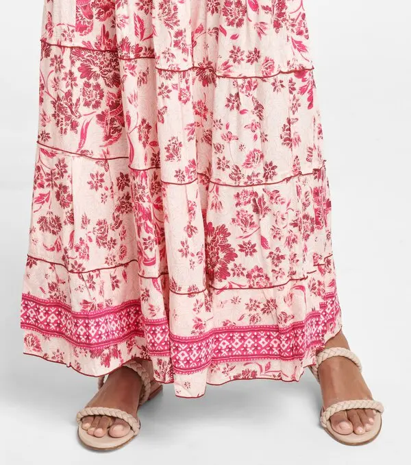 Poupette St Barth Camila Floral Maxi Skirt