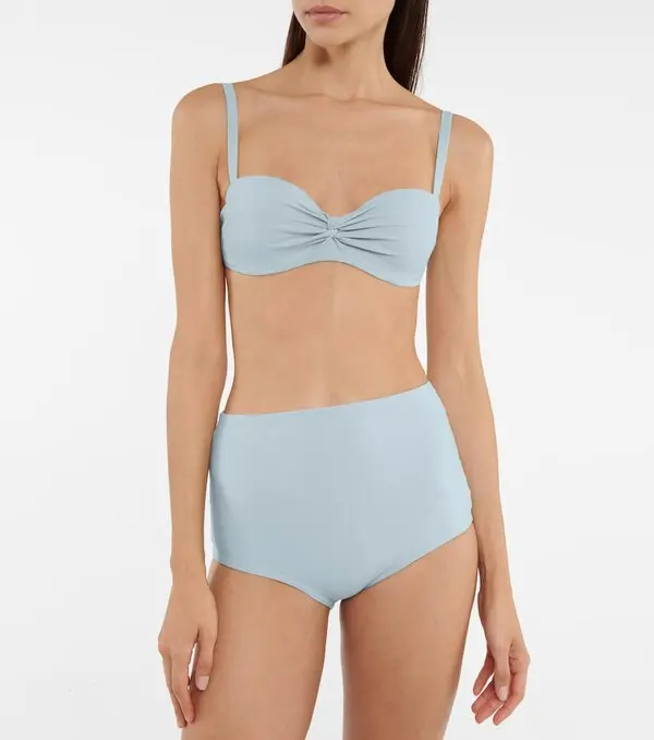 KARLA COLLETTO Basics Bikini Top - Blue