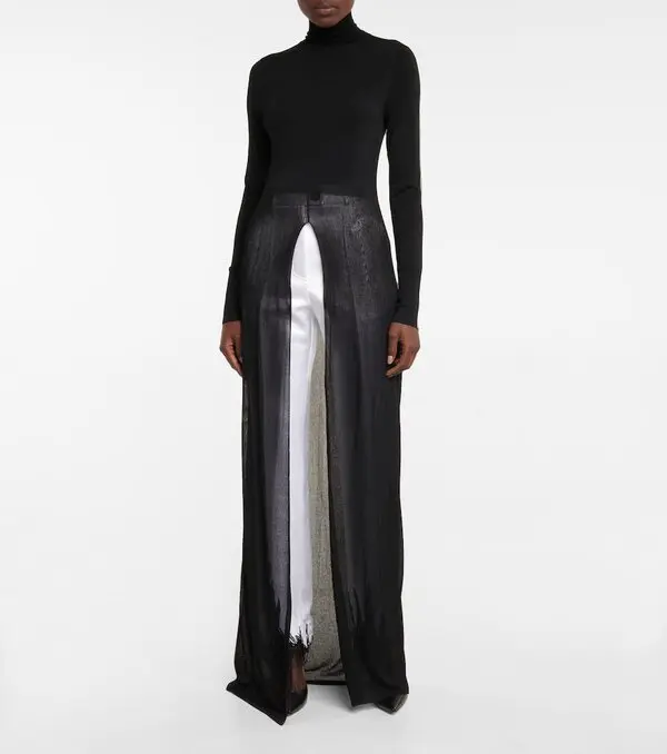 PETER DO Semi-sheer Turtleneck Sweater