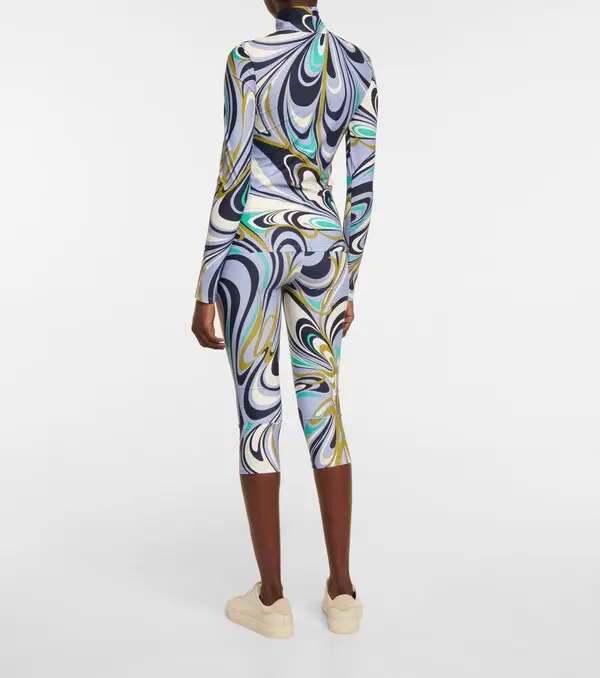 Emilio Pucci Printed Turtleneck Top