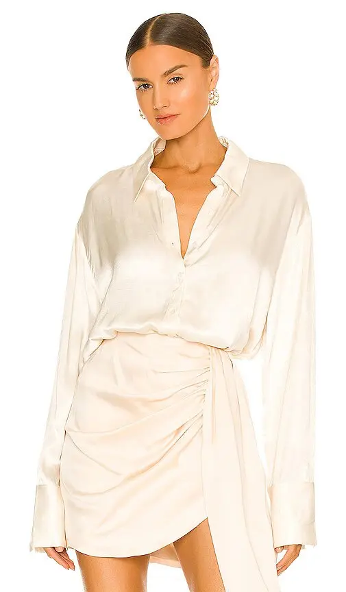 SNDYS. Rising Satin Shirt