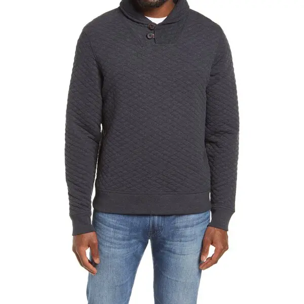 Billy Reid Shawl Collar Pullover - Dark Navy