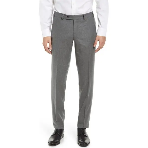 Ted Baker London Jerome Flat Front Wool Dress Pants