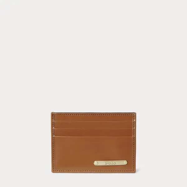 Ralph Lauren Leather Card Case - Tan