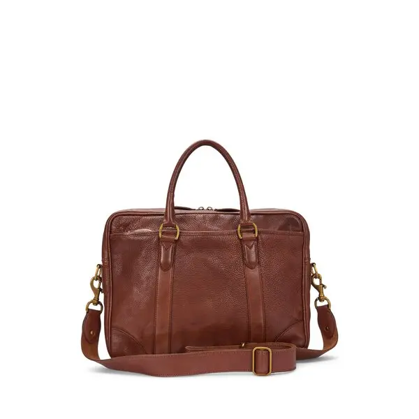 Ralph Lauren Heritage Leather Messenger Bag