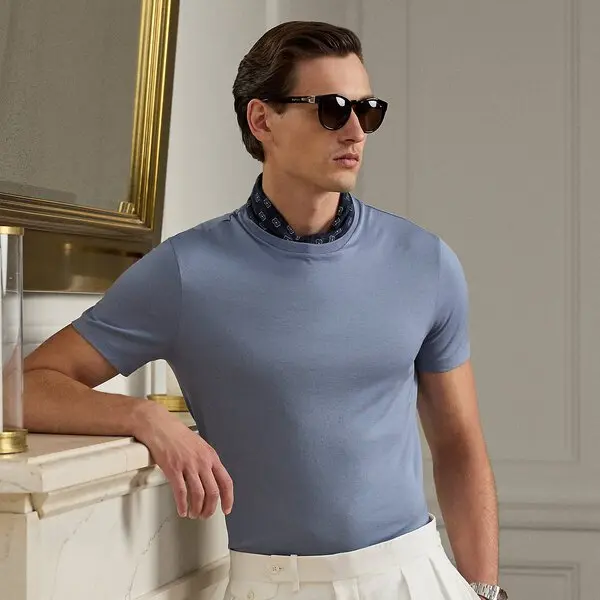 Ralph Lauren Lisle Crewneck T-shirt - Soft Blue
