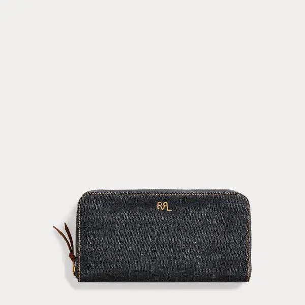 Ralph Lauren Denim Travel Wallet - Indigo