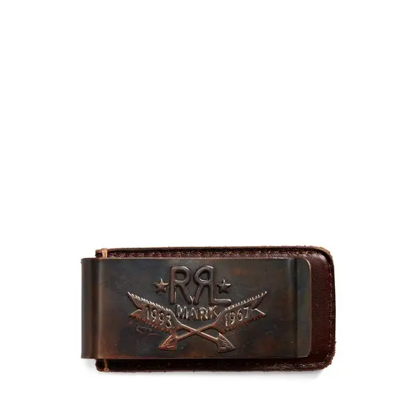Ralph Lauren Hand-tooled Leather Money Clip