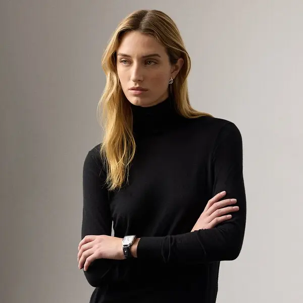 Ralph Lauren Cashmere Turtleneck Sweater - Black
