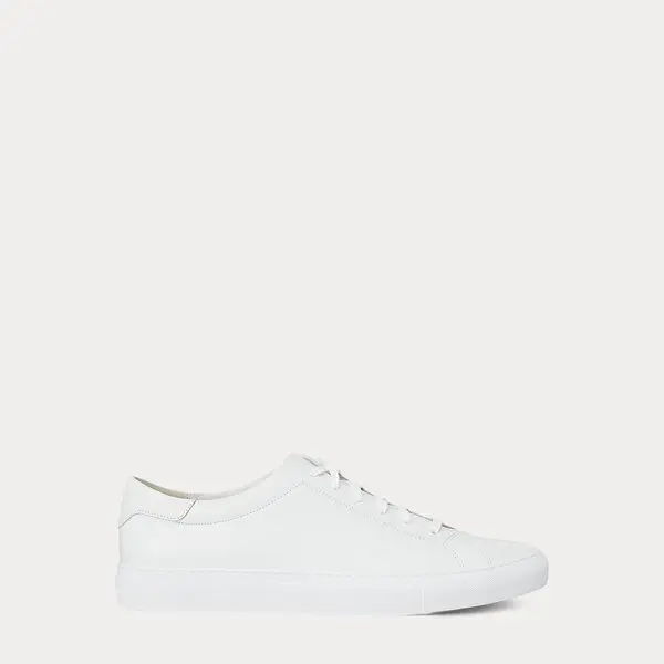 Ralph Lauren Jermain Leather Sneakers - White