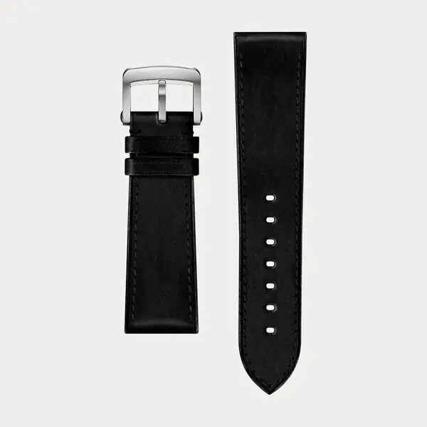 Ralph Lauren Calfskin Watch Strap - Black Calf