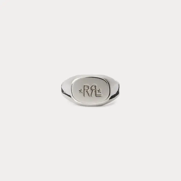 Ralph Lauren Sterling Signet Ring - Silver