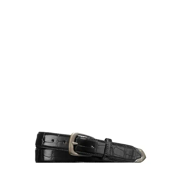 Ralph Lauren Sterling-tipped Alligator Belt