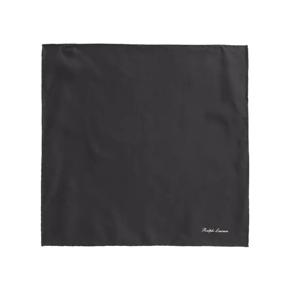 Ralph Lauren Silk Pocket Square - Black