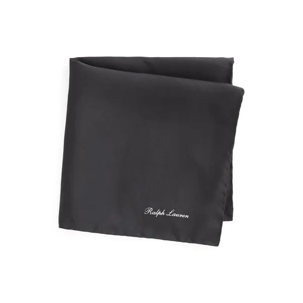 Ralph Lauren Silk Pocket Square - Black