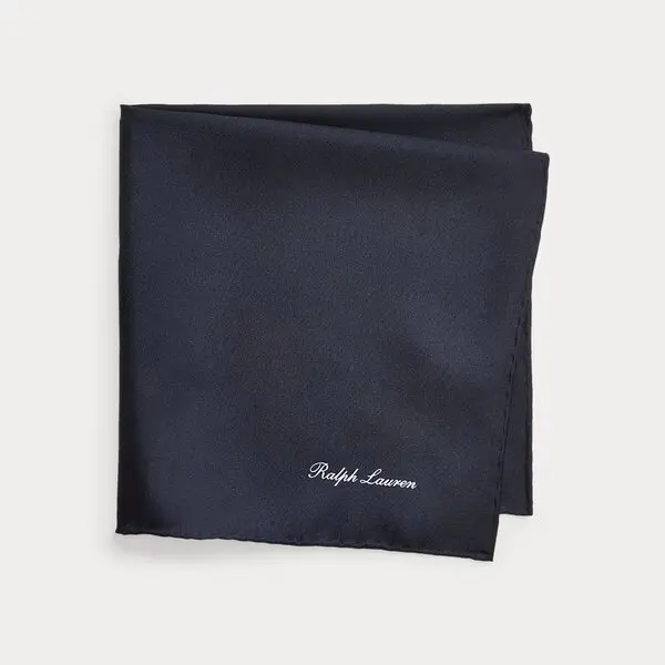 Ralph Lauren Silk Pocket Square - Navy
