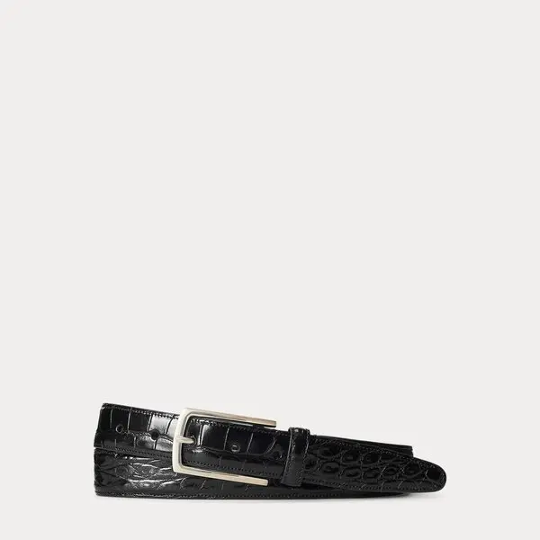 Ralph Lauren Alligator Belt - Black
