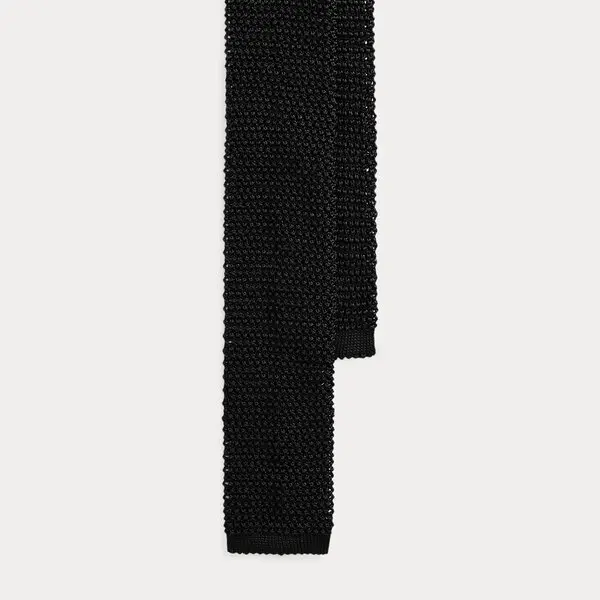 Ralph Lauren Knit Neck Tie - Black