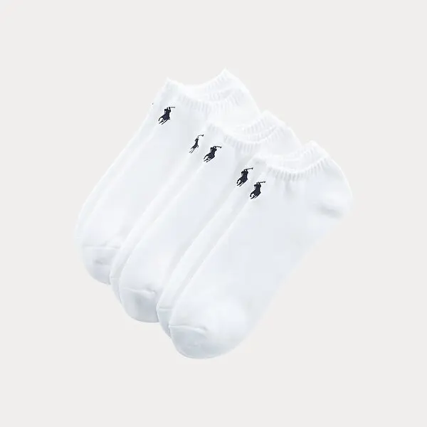 Ralph Lauren Low-cut Socks 3-pack - White