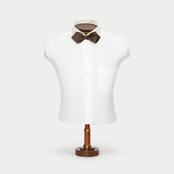 Ralph Lauren Silk Satin Bow Tie - Dark Brown