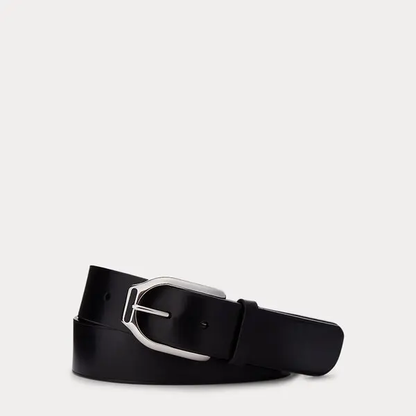 Ralph Lauren Welington Leather Belt - Black