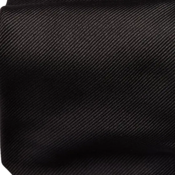 Ralph Lauren Silk Repp Narrow Tie - Black