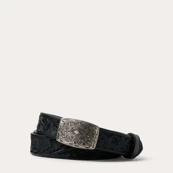 Ralph Lauren Leather Belt - Black