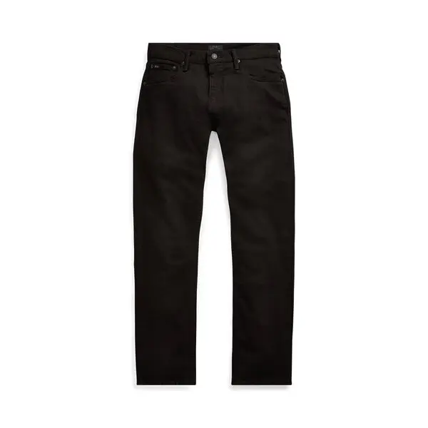 Ralph Lauren Varick Slim Straight Jean - Black Stretch