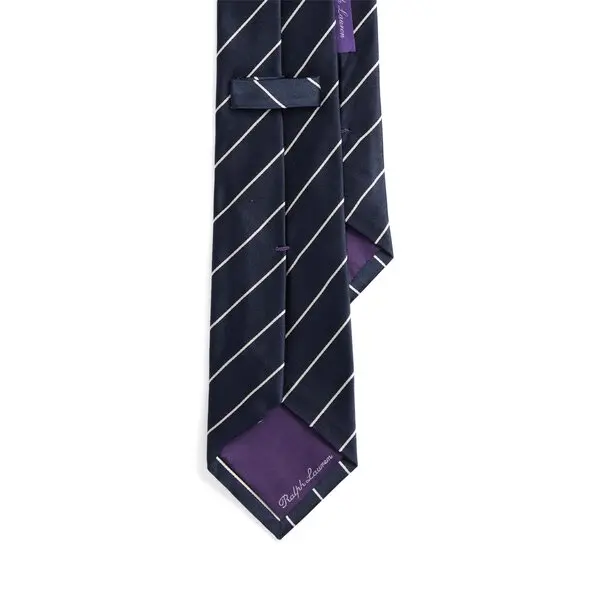 Ralph Lauren Striped Silk Satin Neck Tie