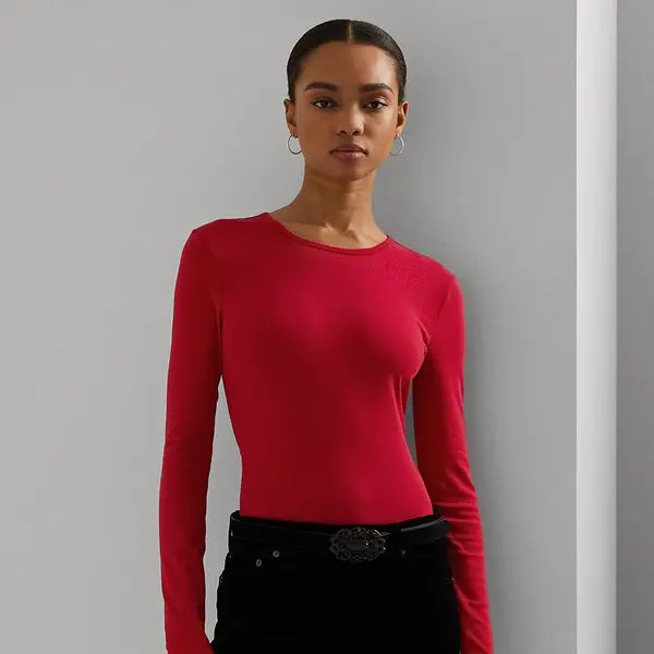 Ralph Lauren Stretch Cotton Long-sleeve Tee