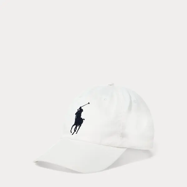 Ralph Lauren Big Pony Cap - White