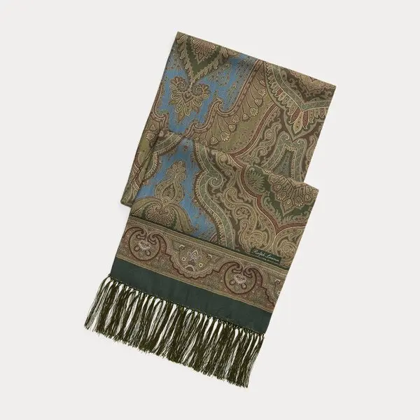 Ralph Lauren Paisley Silk Scarf - Multi
