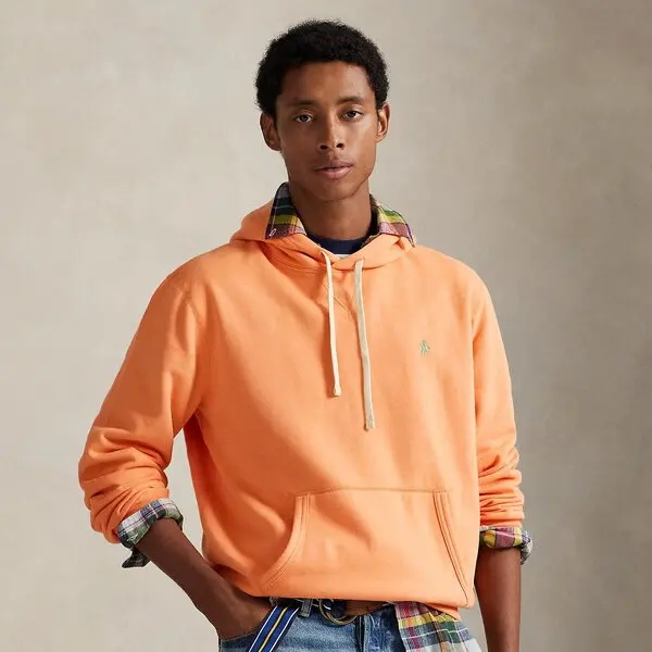 Ralph Lauren The Rl Fleece Hoodie - Pompano Orange