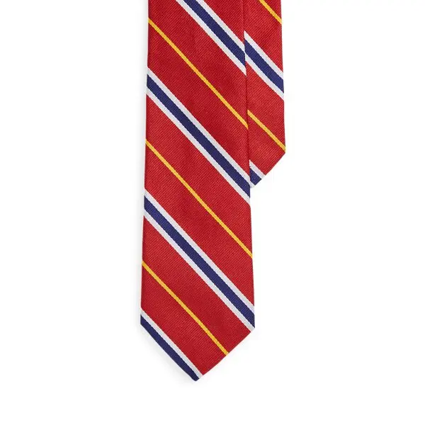 Ralph Lauren Striped Silk Club Tie