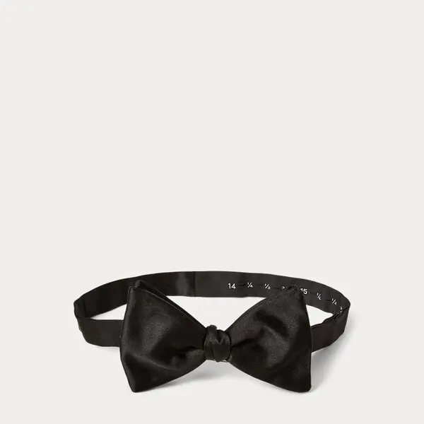 Ralph Lauren Purple Label Silk Bow Tie - Black