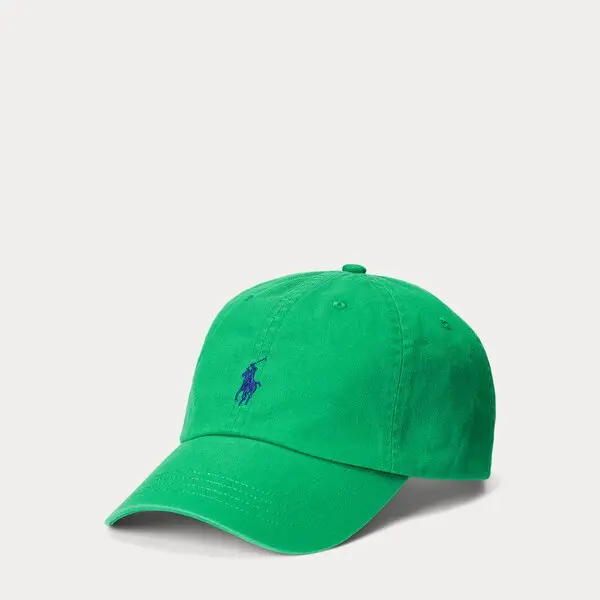 Ralph Lauren The Iconic Cotton Chino Ball Cap - Billard Green