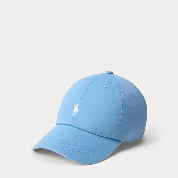 Ralph Lauren Cotton Chino Ball Cap - Bristol Blue