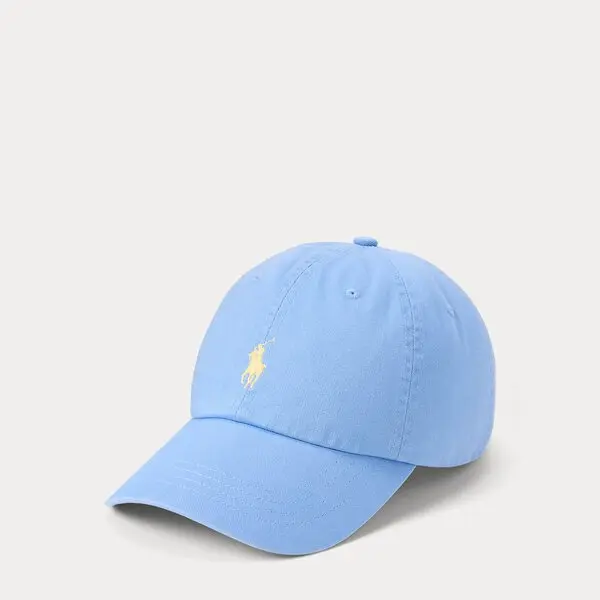 Ralph Lauren Cotton Chino Ball Cap - Bristol Blue