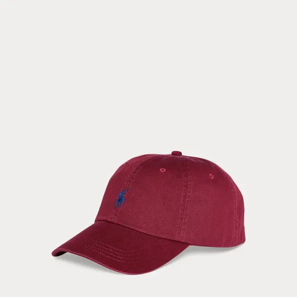 Ralph Lauren Chino Ball Cap - Classic Wine