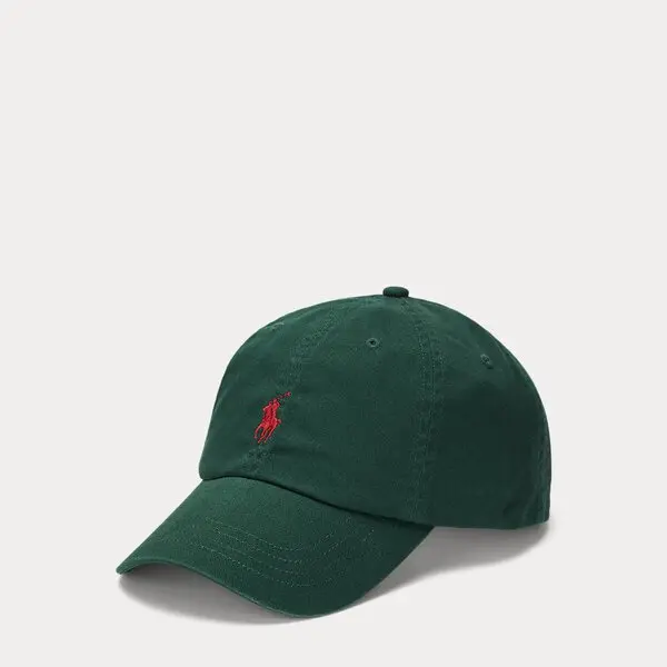 Ralph Lauren Cotton Chino Ball Cap - College Green
