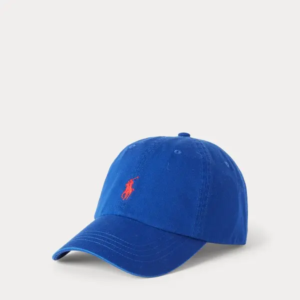 Ralph Lauren Cotton Chino Ball Cap - Heritage Royal