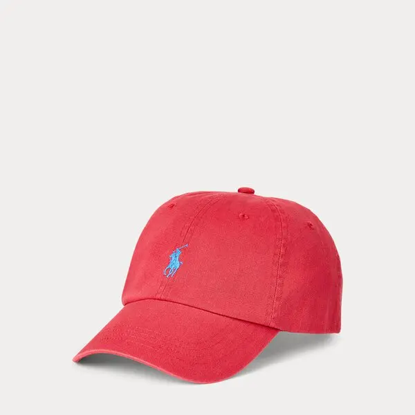 Ralph Lauren The Iconic Cotton Chino Ball Cap - Nantucket Red