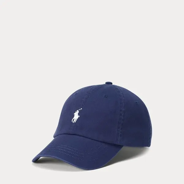 Ralph Lauren Cotton Chino Ball Cap - Navy/white